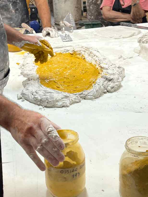 Ryan goes to Rome to learn the art of Scagliola – Lath and Plaster