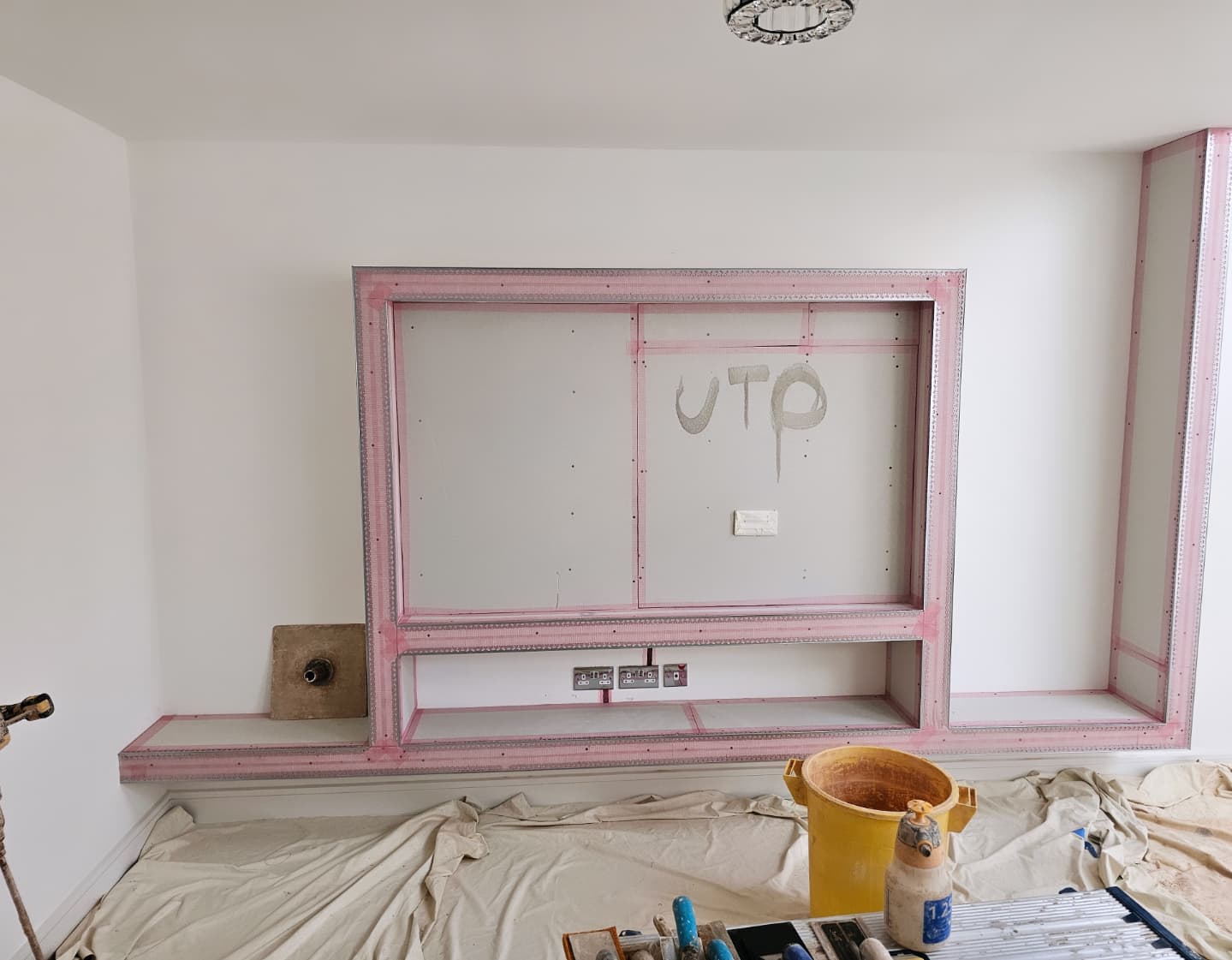 Media wall – Lath and Plaster